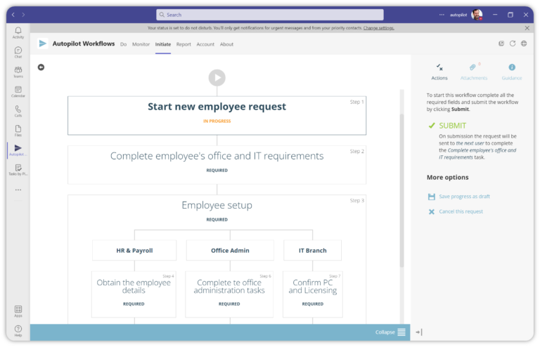 Autopilot | Automate business processes within Microsoft Teams